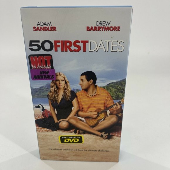 Media | 5 First Dates Vhs 2004 Adam Sandler Drew Barrymore | Poshmark